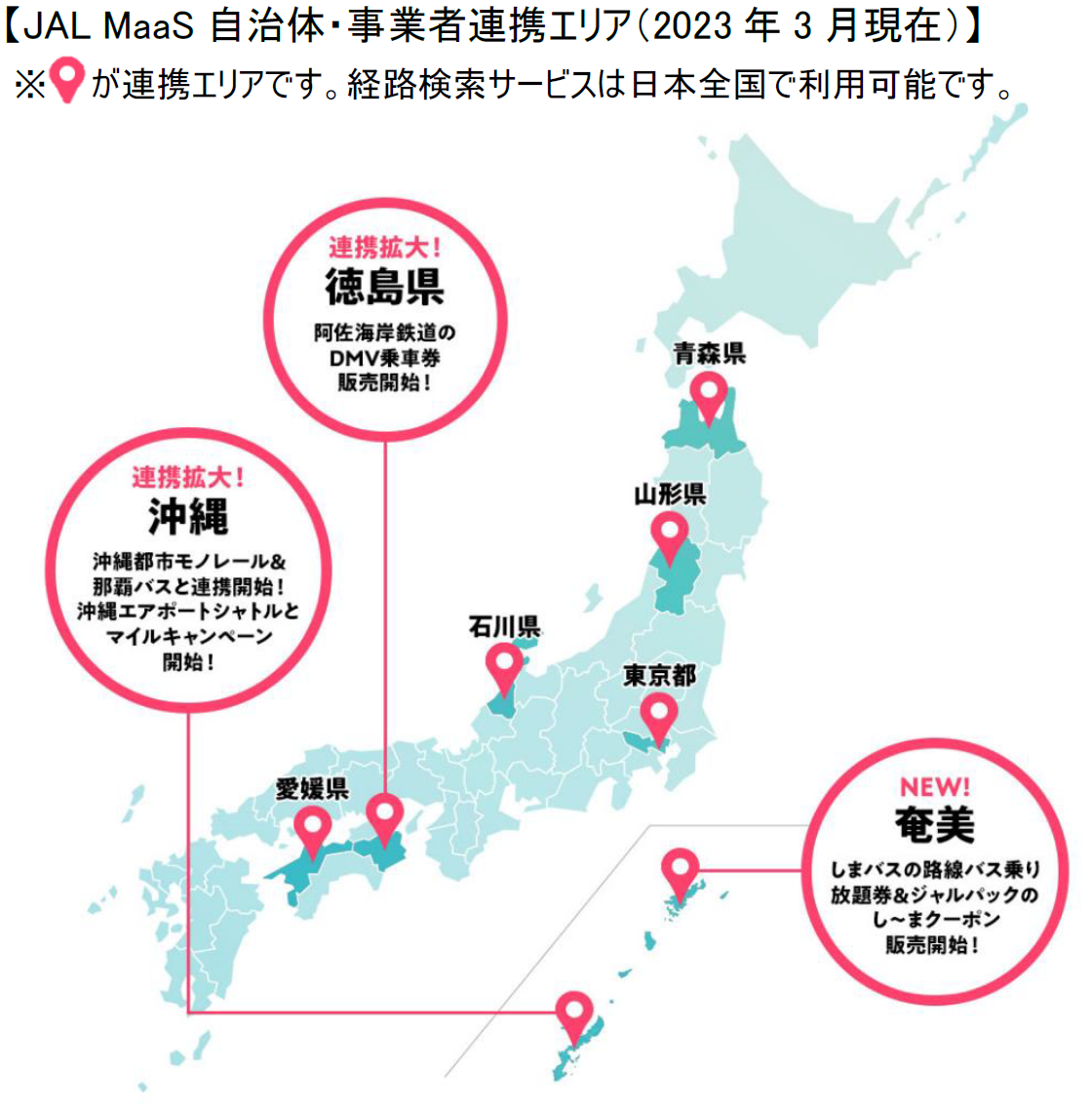 「JAL MaaS」サービス開始1周年キャンペーン 奄美大島往復航空券やマイルをプレゼント｜プレスリリース｜JAL企業サイト